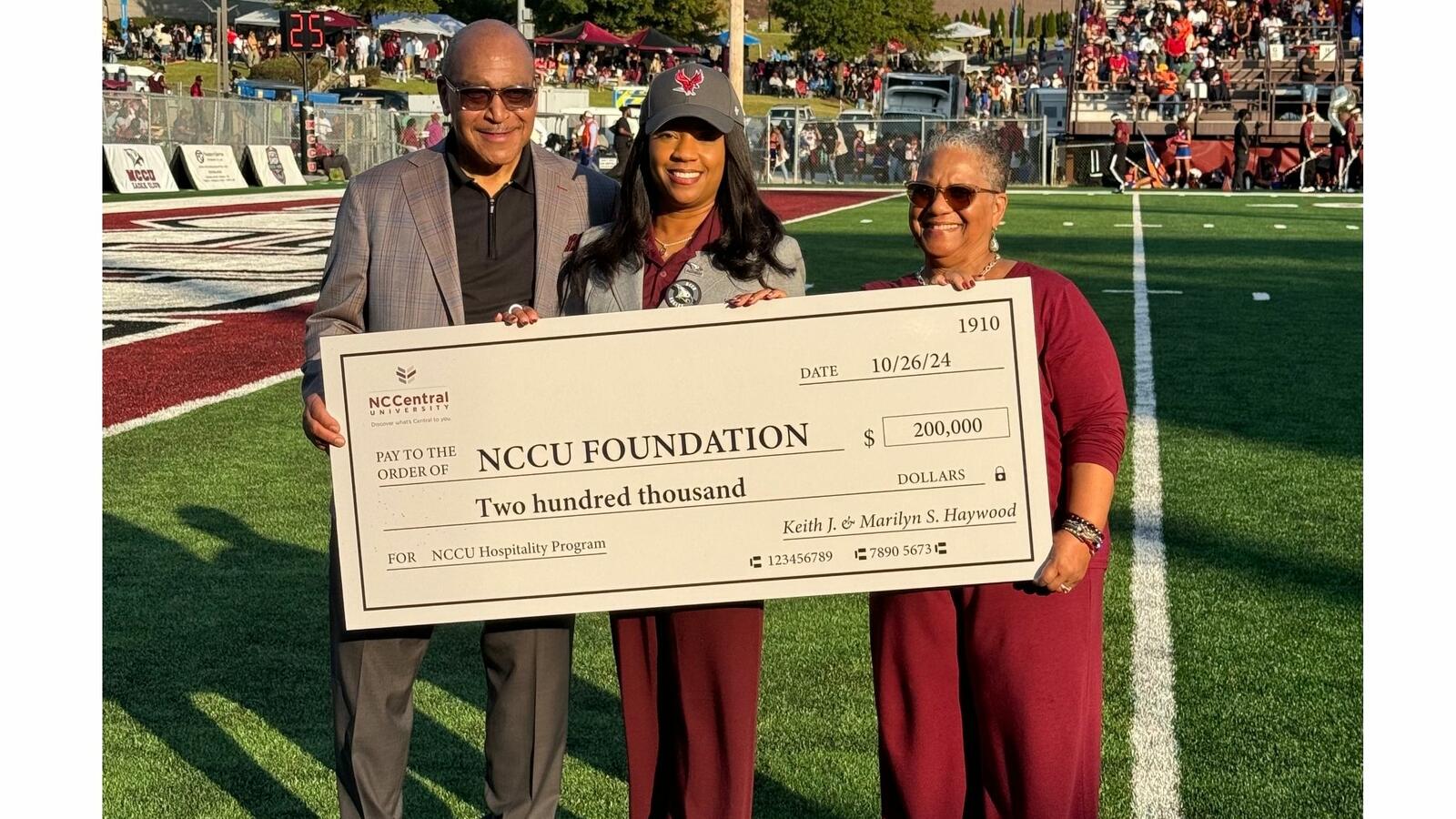 NCCU Names School of Business Dining Room in Honor of the Haywoods ...